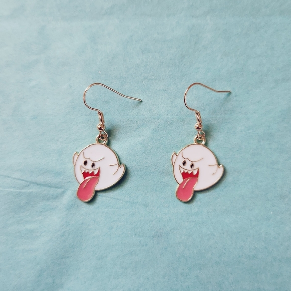 Jewelry | 315 Super Mario Boo Earrings | Poshmark